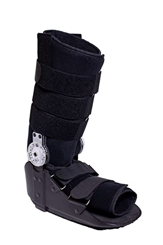 Brace Direct ROM CAM Walker Custom Fit Moldable Uprights Fracture Boot- Tall- Range of Motion Walking Boot for Ankle Injury, Fractures, Broken Foot