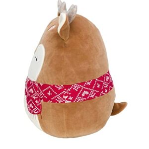 Squishmallows Official Kellytoy 12 Inch Soft Plush Squishy Toy Animals (Dawn Deer Red Scarf)