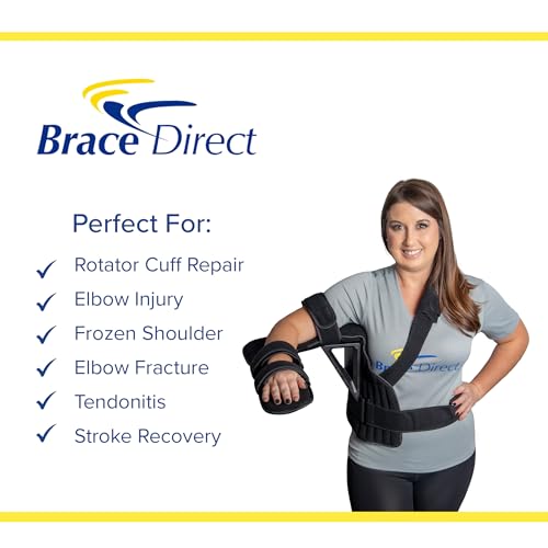 Brace Align Rotator cuff repair, elbow injury, shoulder injury, tendonitis, Frozen Shoulder, elbow fracture, post-surgical stabilization, shoulder immobilization.