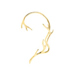 vercret gold earrings cuff for women cz earring ear cuff for friend, sister, daily wearing