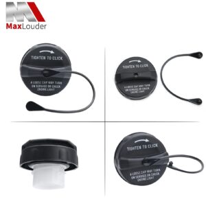 MaxLouder Gas Cap, Fuel Cap Replace 52100552AG, 52030387AB, 52030387AA Compatible with 2003-2018 Wrangler JK,2001-2019 Grand Cherokee,2008-2018 Compass Dodge Ram Chrysler Plymouth