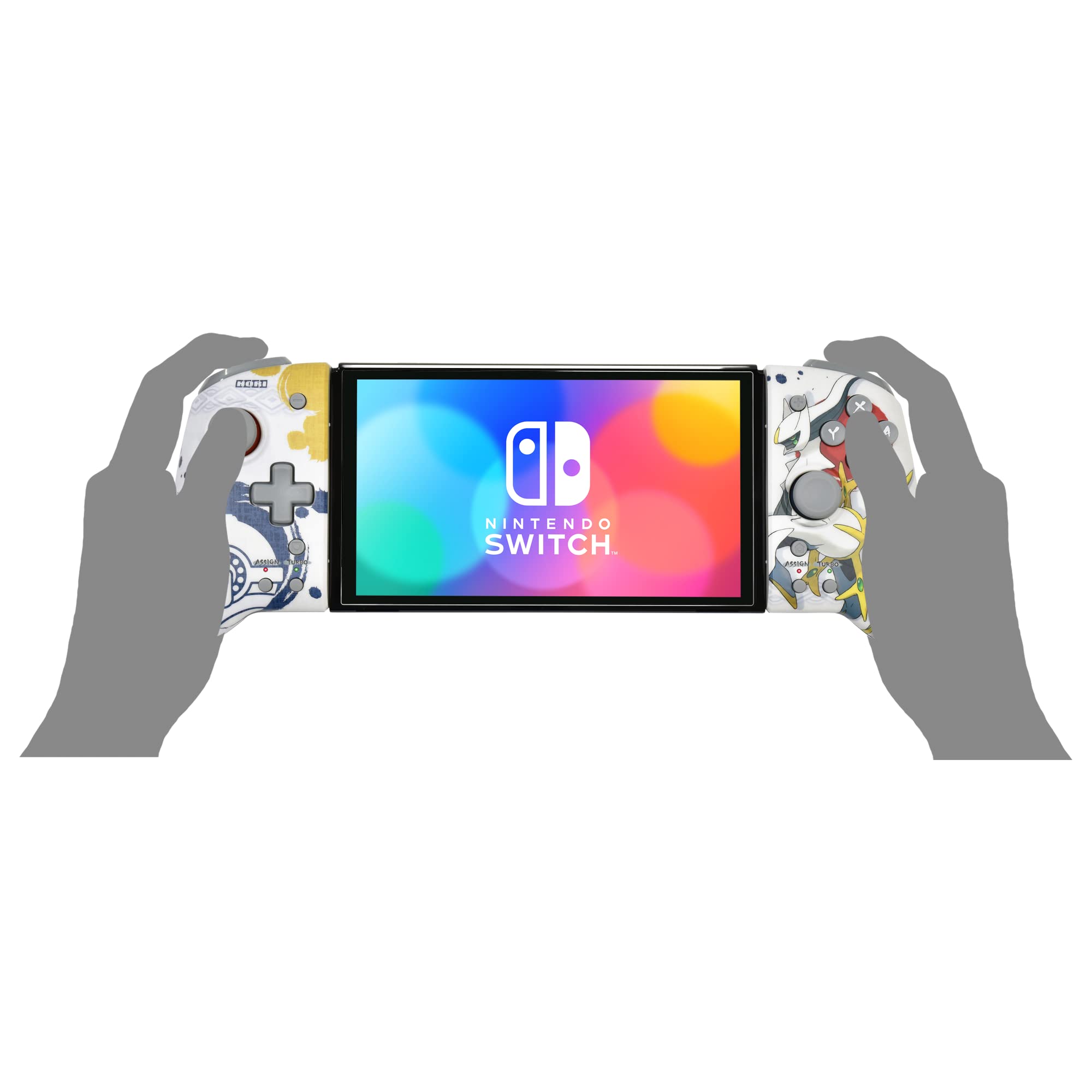 HORI Nintendo Switch Split Pad Pro (Pokemon Legends: Arceus) Ergonomic Controller for Handheld Mode - Officially Licensed By Nintendo & Pokemon Company International