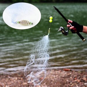 fishing net, spring connector net fishing tool for for fishing for fishing accessories(10 mesh)