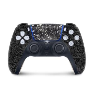 tacky design ps5 skin blak skin for ps5 controller skin, vinyl 3m stickers ps5 controller cover decal full wrap ps5 skins