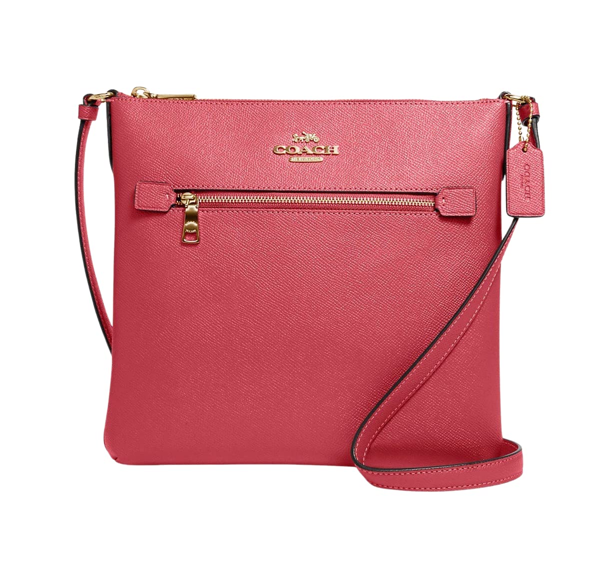 COACH Womens Rowan File Bag In Signature Canvas (IM/Strawberry Haze)