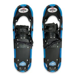 redfeather snowshoes men's hike - 25 inch, blue/black - 120100, 25inch