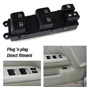 Driver Side Power Window Master Switch Fits for 2006 2007 Infiniti M35 M45 Replaces 25401-EH100