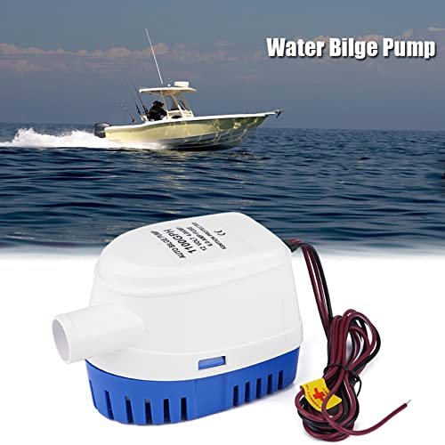 Bilge Pumps for Boats, 1100GPH 12V Automatic Bilge Pump Livewell Pump for Boat Marine Automatic Submersible Boat Water Pump Fully Auto Float Switch Internal