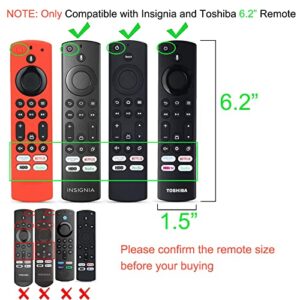 LEFXMOPHY CT-RC1US-21 Case Cover Replacement for Toshiba and Insignia NS-RCFNA-21 CT-RC1US-21 TV Remote, Purple Voice Silicone Protective Protector