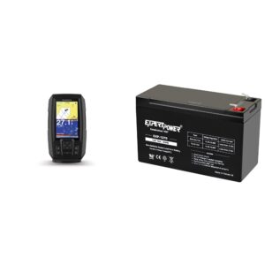 garmin striker plus 4 with dual-beam transducer and expertpower 12v 7ah rechargeable sealed lead acid battery