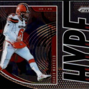 2019 Painin Prizm Hype #11 Baker Mayfield Cleveland Browns Official NFL Football Trading Card in Raw (NM or Better) Condition