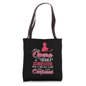 opera singer job colleague and coworker goddess tote bag