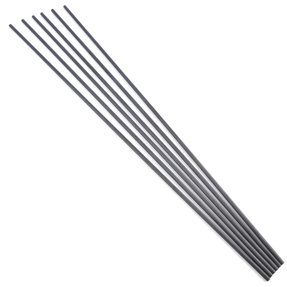 SHARROW 30 Inch Archery Pure Carbon Arrow Shafts ID 6.2mm Spine 300 350 400 500 600 Carbon Shaft Tube for DIY Compound Recurve Bow Shooting Arrows (12, Spine 300)