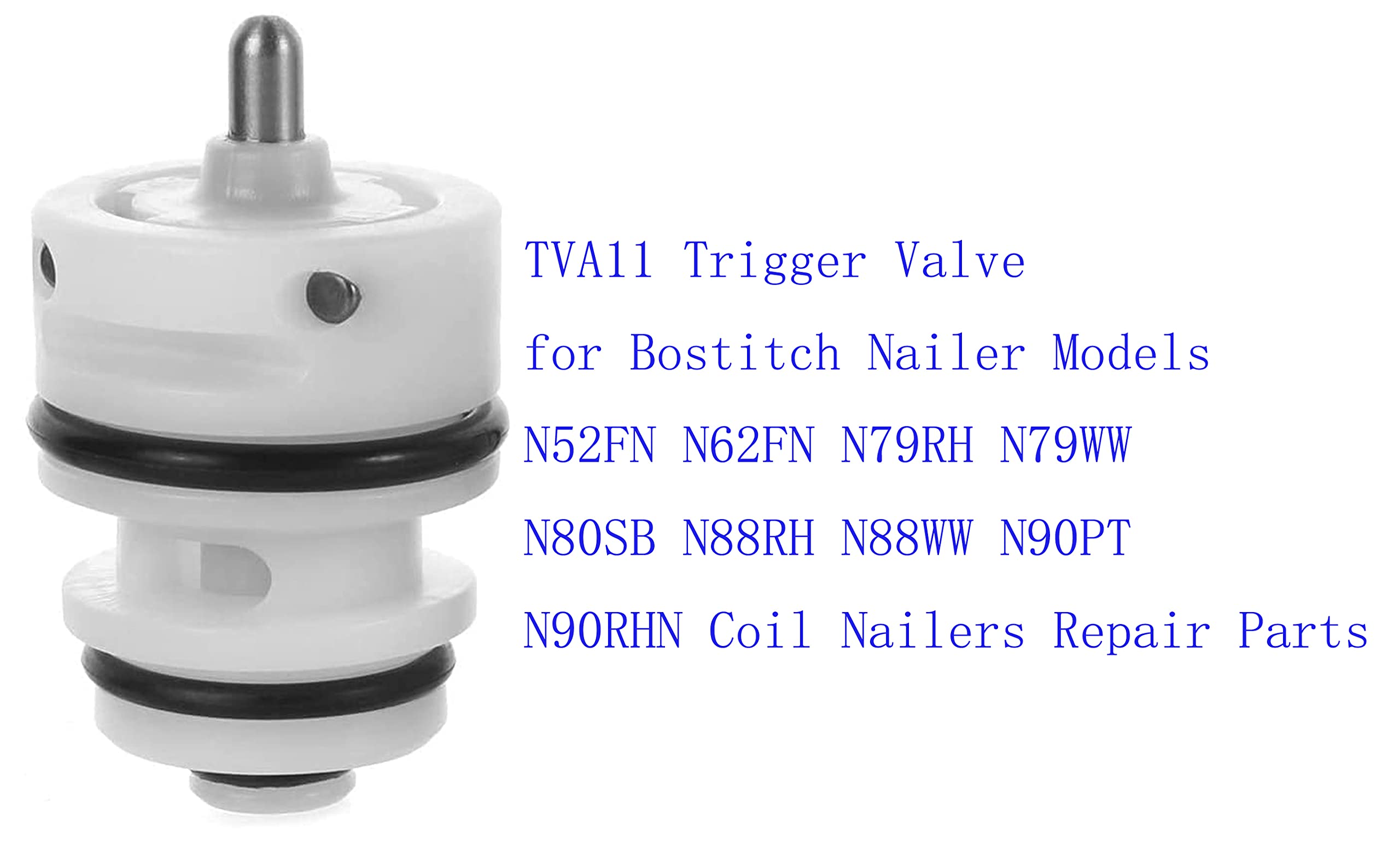 Qissiq TVA11 Trigger Valve for Bostitch Nailer Models N52FN N62FN N79RH N79WW N80SB N88RH N88WW N90PT N90RHN Coil Nailers Repair Parts