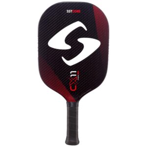 gearbox cx11q power - red - 7.8oz pickleball paddle (grip 3 5/8")