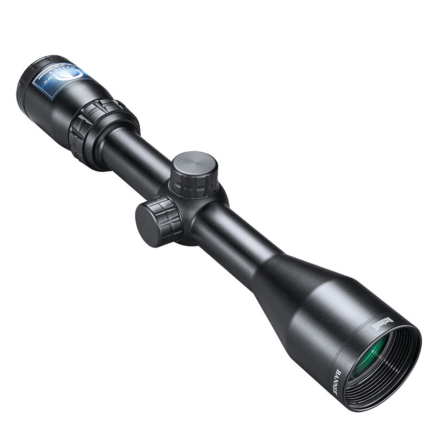 Bushnell Banner Dusk & Dawn 3-9x40 Matte Black Multi-X Reticle Riflescope with Scope Rings (3.46" Eye Relief)