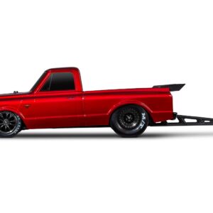 Traxxas 1/10 scale Drag Slash, RED, Fully assembled, Ready-to-Race® with TQi™ 2.4GHz Radio System, Stability Management®, and Velineon Brushless Power System