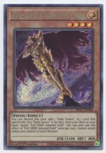 evil hero adusted gold - brol-en068 - secret rare - 1st edition