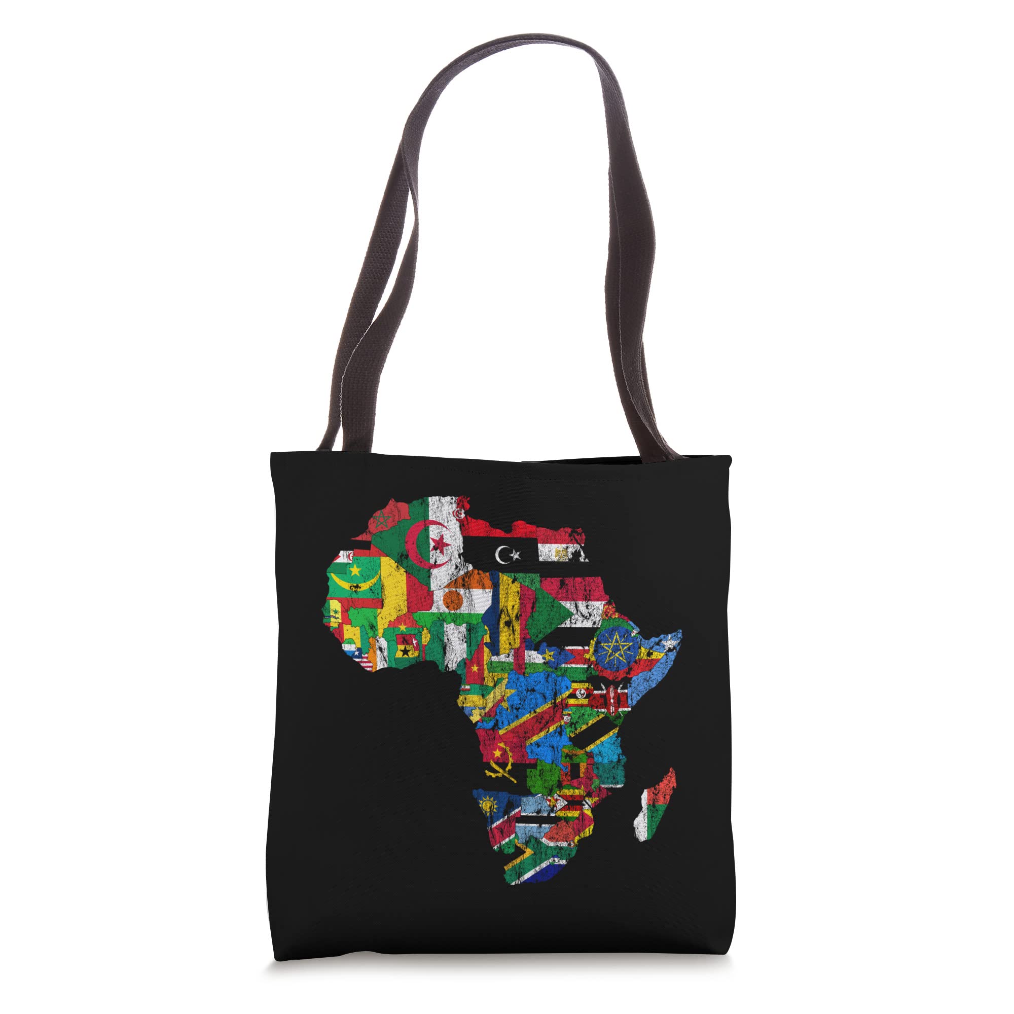 African Flags, African Silhouette, Africa Map, African Pride Tote Bag