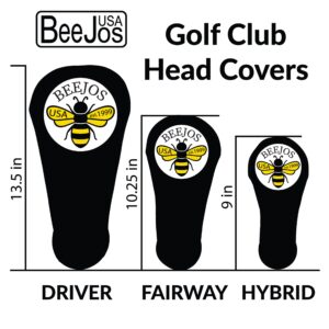 Merry Christmas Santa Driver 460cc Club Headcover Handmade by BeeJos