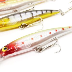 3.54 in Fishing Lures Minnow Hard Bait Slow Sinking Swimbait Fishing Tackle Kits for Bass