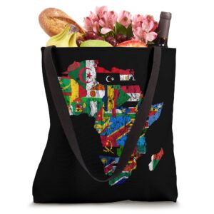 African Flags, African Silhouette, Africa Map, African Pride Tote Bag