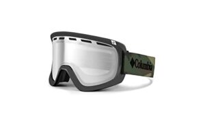 columbia unisex snow goggles upshoot - camo/black with silver ion lens