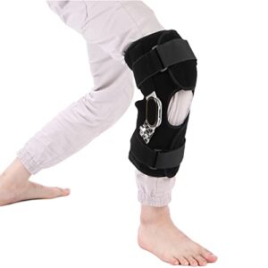 Jiawu Knee Immobilizer, Superior Rehabilitation Support Lightweight Knee Brace for Instabilities for Meniscus Injury for Ligament(Right leg, M)