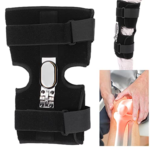 Jiawu Knee Immobilizer, Superior Rehabilitation Support Lightweight Knee Brace for Instabilities for Meniscus Injury for Ligament(Right leg, M)