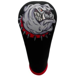 bulldog driver 460cc club headcover handmade by beejo's golf