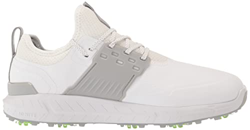 PUMA Men's Ignite Articulate Golf Shoe, White Silver/High-Rise, 10.5