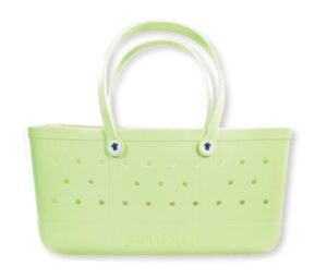 simply southern large utility tote (kiwi)