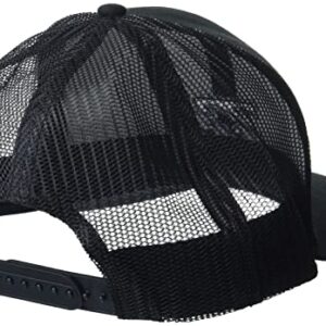 Billabong Men's All Day Adjustable Mesh Back Trucker Hat, Stealth, One