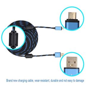 Binyalir Controller Charging Cable, Wear Resistant Heavy Duty USB Charging Cable Strong Micro USB for Handle