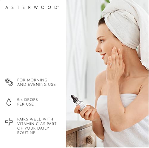 ASTERWOOD Hyaluronic Acid Serum 1 oz + Vitamin C Serum 1 oz