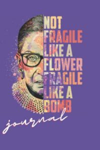 fragile journal: not fragile like a flower fragile like a bomb