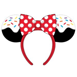 loungefly disney minnie sweets sprinkle ear headband minnie mouse one size