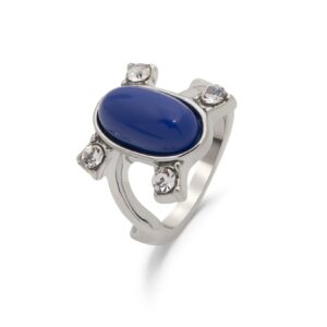 hmooy daylight ring, silver elena's daylight ring blue sapphire elena gilbert cosplay ring tvd jewelry for fans size 6-10 (blue, 10)