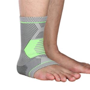 ankle support sleeve, sport elastic ankle compression brace sleeve socks, man woman ankle protector for arthritis pain relief ligament damage injury recovery plantar fasciitis heel spurs, 1 pair (s)