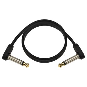 d'addario accessories instrument cable, flat-right angle, 2 in (pw-fprr-02)