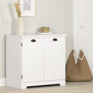 South Shore Prairie 2-Door Storage Cabinet, Pure White