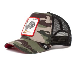 goorin bros. the farm unisex baseball trucker hat, camouflage (the rooster), one size