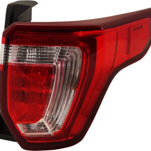 Evan Fischer NHTSA/DOT Compliant Tail Light Compatible with 2016-2019 Ford Explorer & 2016-2019 Police Interceptor Utility Passenger Side - FO2801251, FB5Z13404A