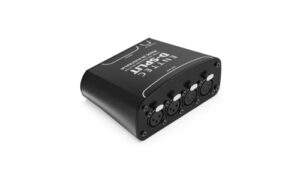 enttec d-split 70578 dmx 4 port isolated splitter / isolator (3/5-pin)