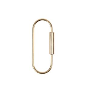 arfuka keychain brass screw lock keychain ellipse shape key holder unisex key organizer keyring birthday christmas wedding valentine's day gift for men and women