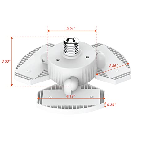 GE LED 30w Daylight Super Bright Utility Light, Medium Base, 1 pk