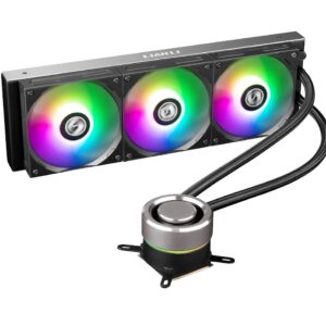 Lian Li GA-360B Galahad AIO 360 RGB Black CPU Liquid Cooler - GA360B.01 (with LGA 1700 Bracket) GA-360B BLACK