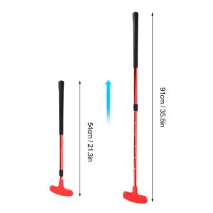 Golfball Putter 2 Section Retractable Adjustable Golfball Training Putters Practicing Equipment for Kids Adults