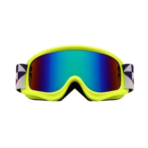 dijiamu ski goggles anti-glare children snow sports skiing eyewear kids winter windproof uv400 ski glasses boys & girls anti-fog snowboard goggles snowboard goggles (color : yellow)