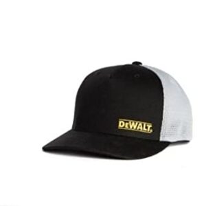 DEWALT Men's Oakdale Trucker Hat (Black/Light Grey)